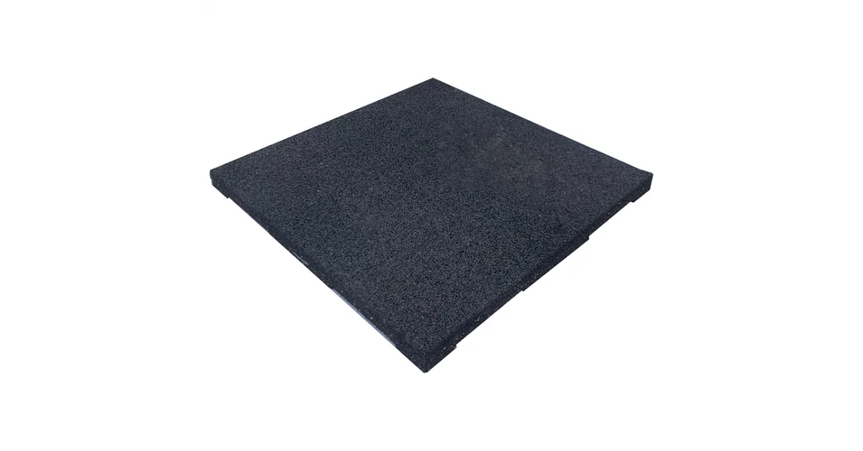 Gumilap 50x50cm, 2 cm vastag - Fekete | Franko Rubber